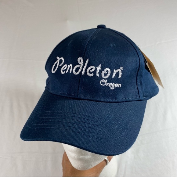 Port and Company | Accessories | Pendleton Oregon Embroidered Cap Blue White Letters Nwt Portco ...